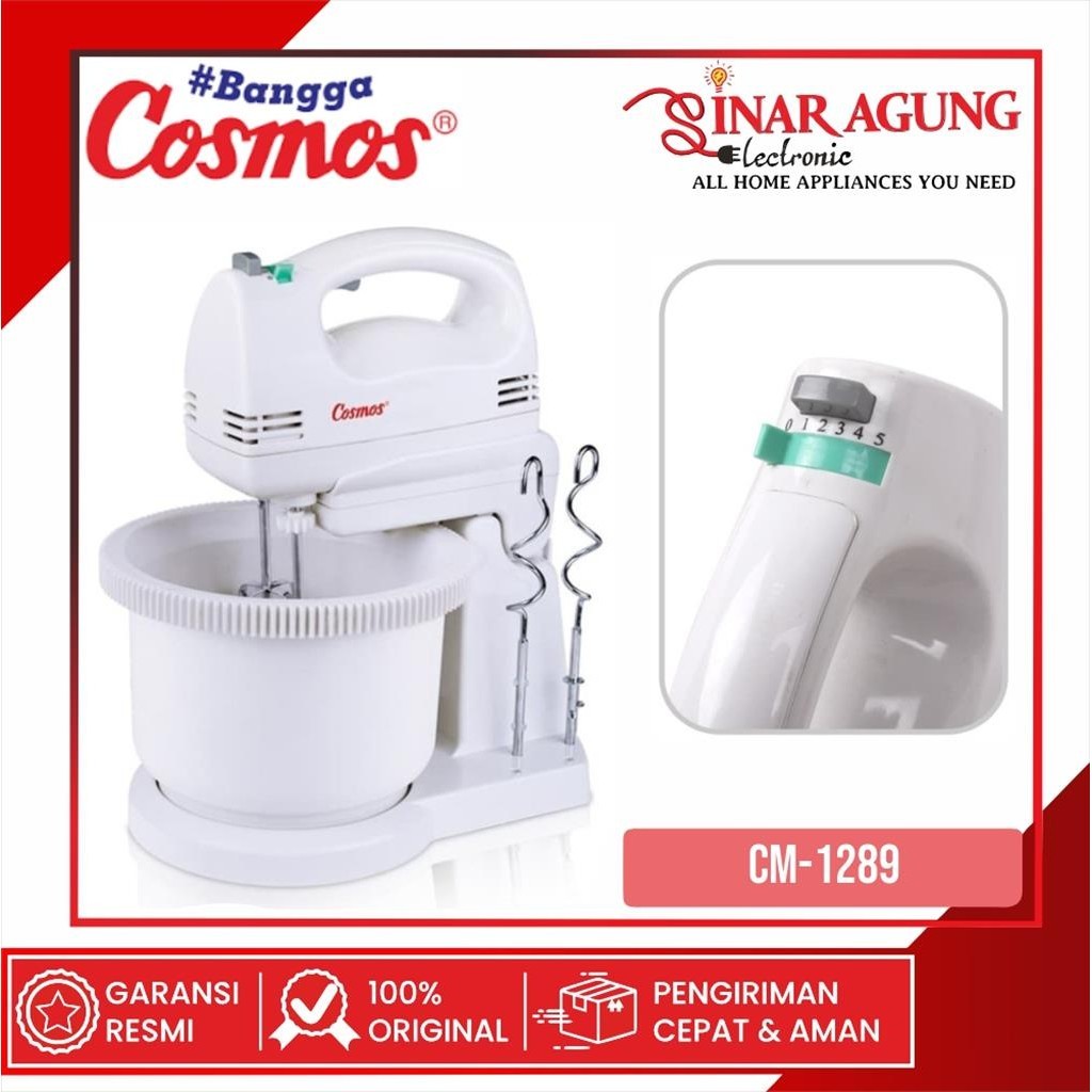 Jual COSMOS CM1289 / CM-1289 STAND MIXER 3,5 LITER - GARANSI RESMI ...