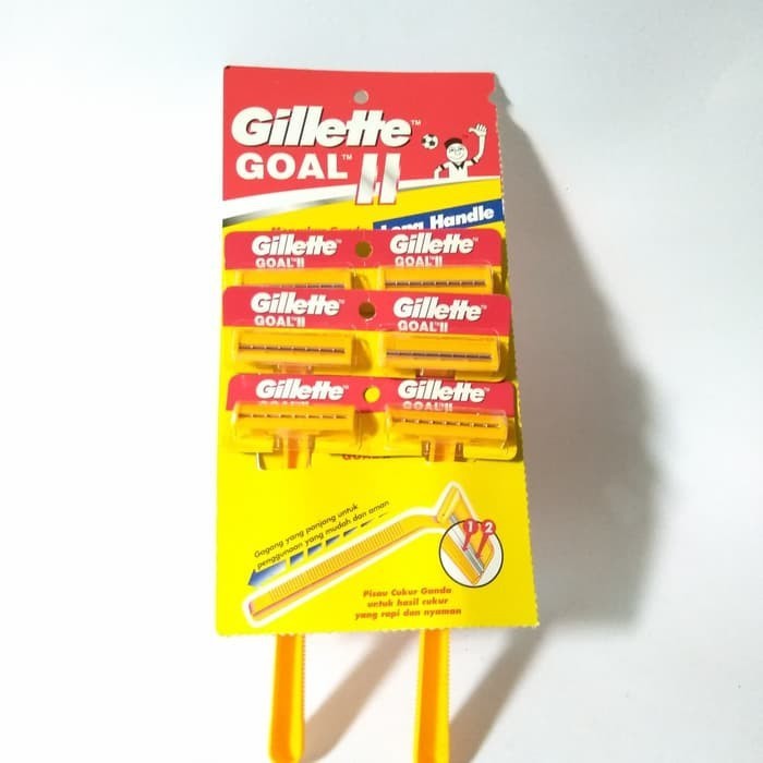 Jual Pisau Cukur Gillette Kuning 6 pcs | Shopee Indonesia