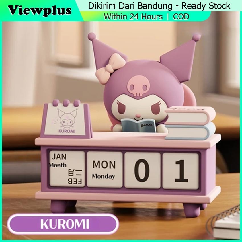 Jual Figure Calender Sanrio Kuromi Wooden Table Calender / Kalender ...