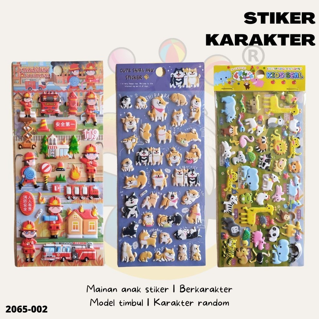 Jual STIKER KARAKTER/MAINAN ANAK STIKER KARAKTER | Shopee Indonesia