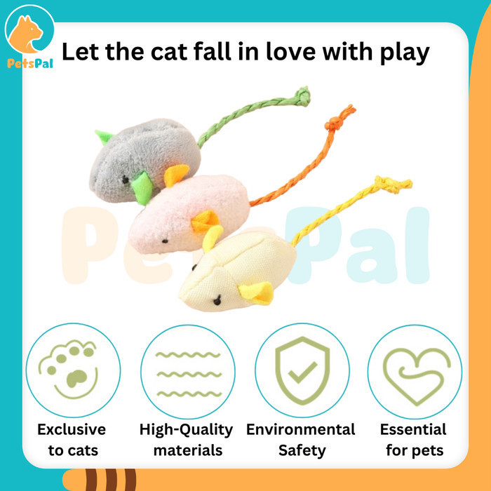 Jual Mainan Kucing Tikus Simulasi Mainan Interaktif Kucing Tahan Gores ...