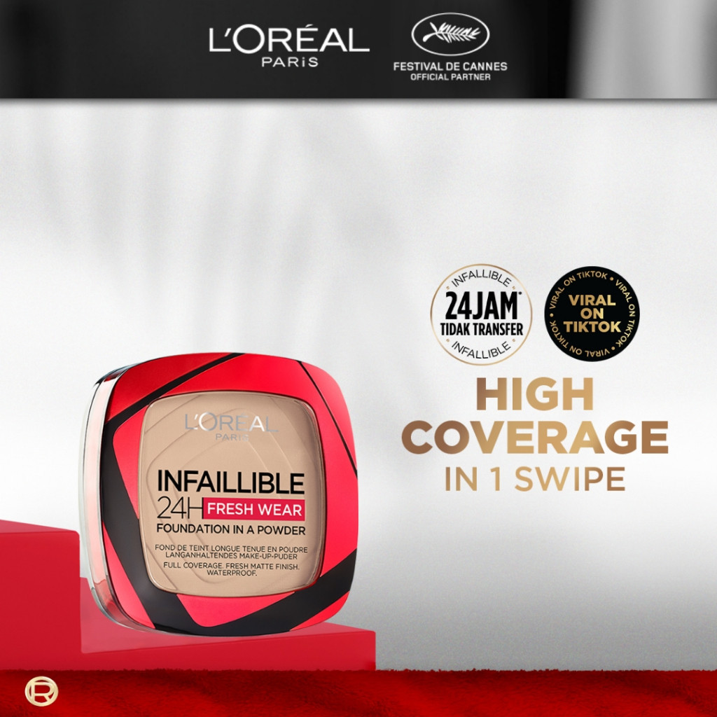 Jual Pesta COD L'Oréal Paris Infallible 24h Fresh Wear Powder ...
