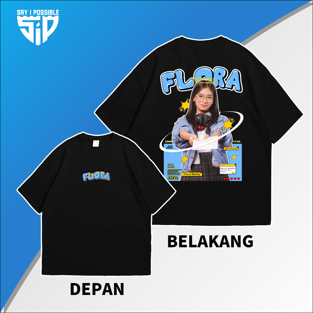 Jual KAOS JKT48 MY OSHI FLORA STARS EDITION - kaos streetwear - Baju T ...