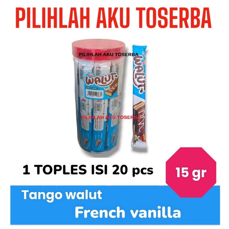 Jual Wafer Tango WALUT TOPLES FRENCH VANILLA - ( HARGA 1 TOPLES ... Jual Wafer Tango WALUT TOPLES FRENCH VANILLA - ( HARGA 1 TOPLES ...