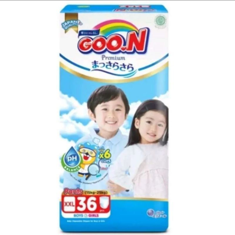 Jual popok bayi Goon premium pants M56,L46,XL42,XXL36/diapers goo'n ...