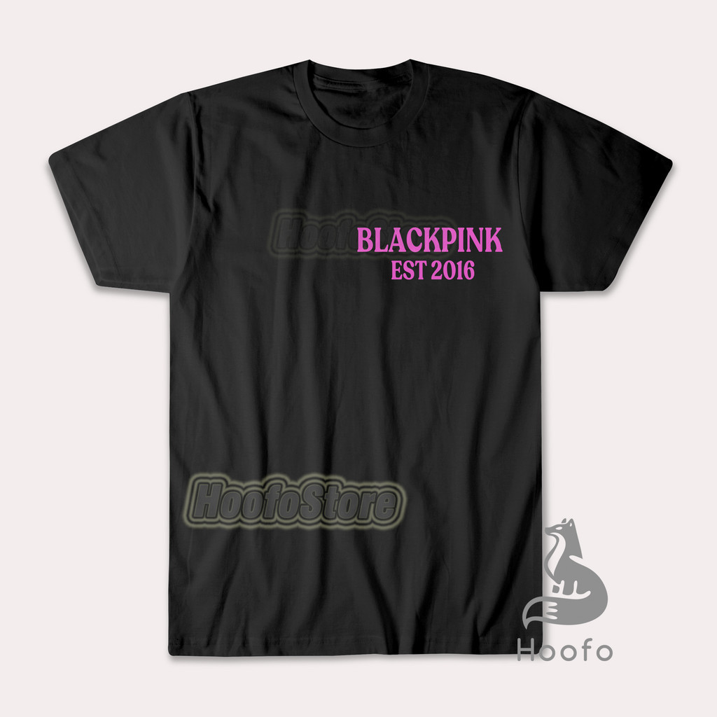 Jual Hoofo Apparel Baju kaos Blackpink Est Lisa Jennie Jisoo Rose Oversize COD Unisex | Shopee ...