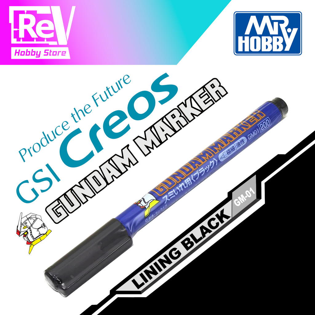 Jual GUNDAM MARKER LINING GUNDAM LINER TYPE BLACK GM01 | Shopee Indonesia