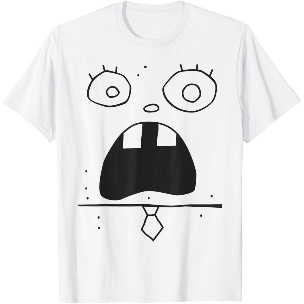 Jual Baju Kaos Dewasa SpongeBob SquarePants Doodle Bob Face Costume T ...