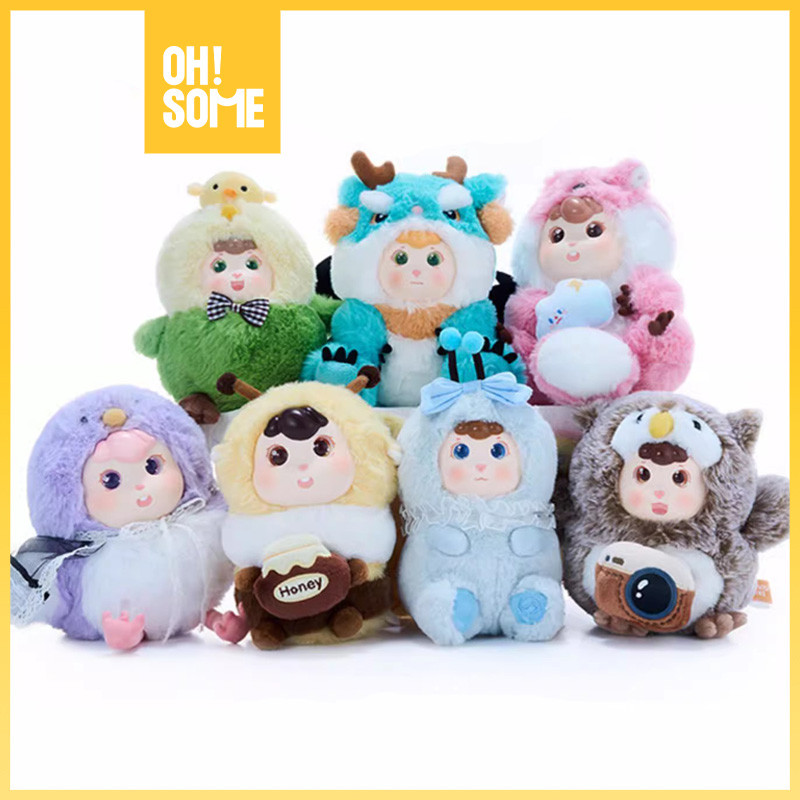 Jual OHSOME Friend Sheep Blind Box Gacha Set Koleksi Figure Plush ...
