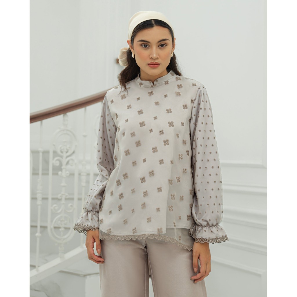 Jual Geulis.id RANYA BLOUSE / BLOUSE WANITA / SARIMBIT KELUARGA (4 warna) | Shopee Indonesia