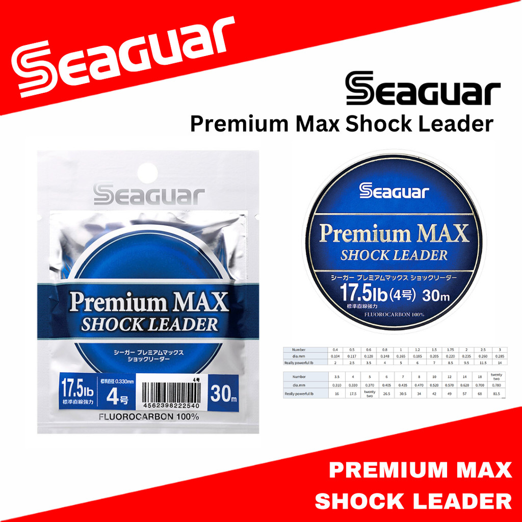 Jual Seaguar Premium Max Shock Leader | Shopee Indonesia