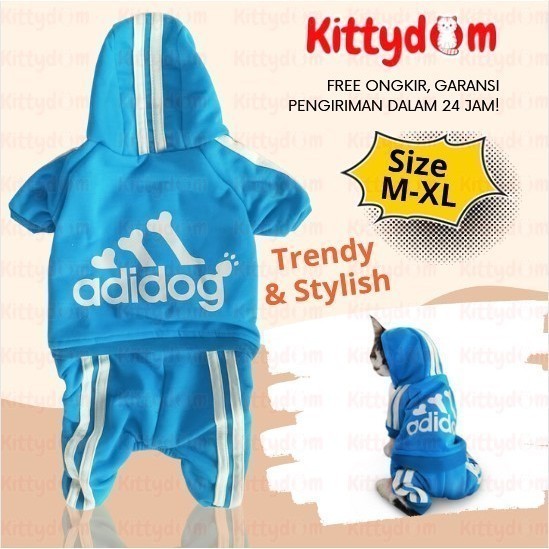 Jual KITTYDOM Baju Hoodi Kupluk Sweater Adidog One Set Baju Celana ...