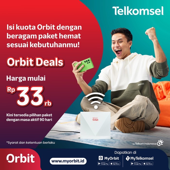 Jual Telkomsel Orbit Mifi H2 Portable Modem Wifi 4G High Speed Bonus ...