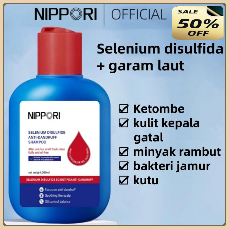 Jual NIPPORI Selenium Disulfide Haircare Shampoo Helps control oil and ...