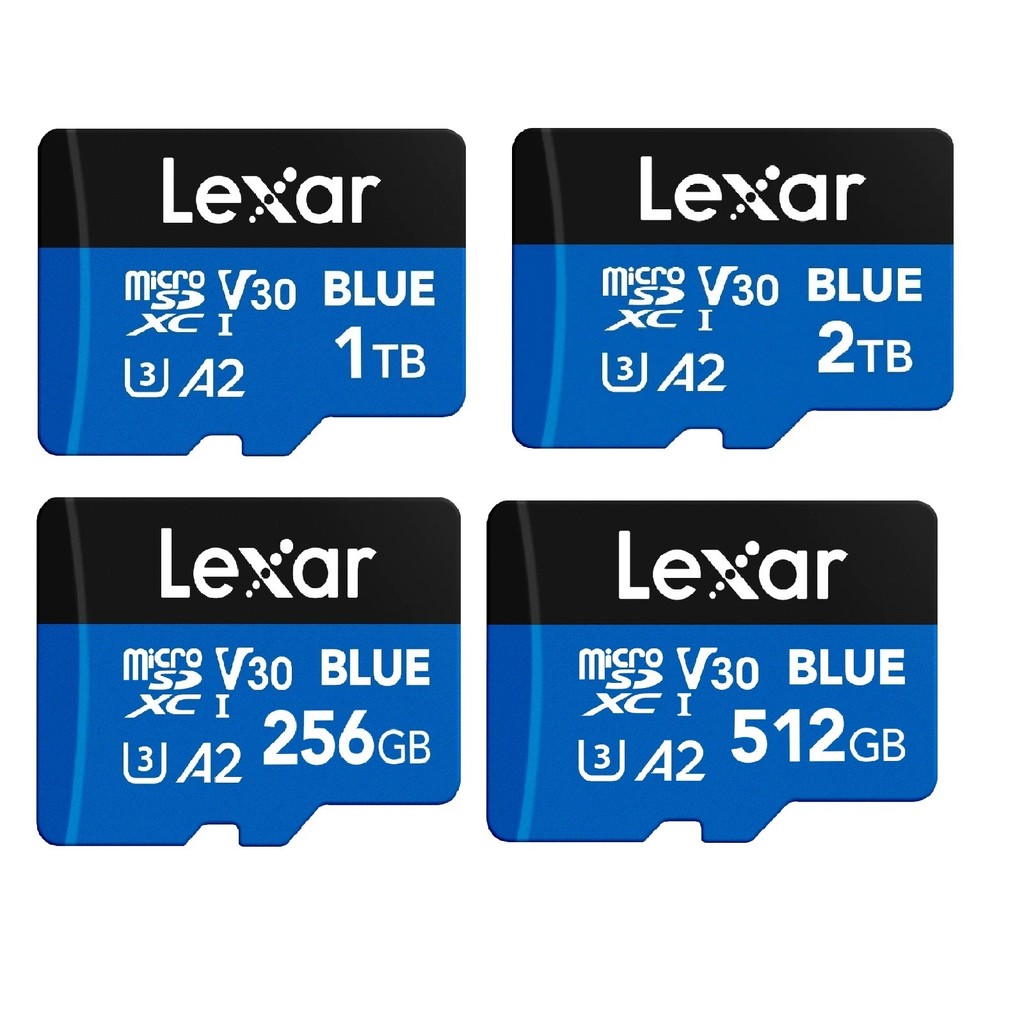 Jual Lexar MicroSD Card BLUE 256GB 512GB 1TB Memory Card Class 10 C10 ...