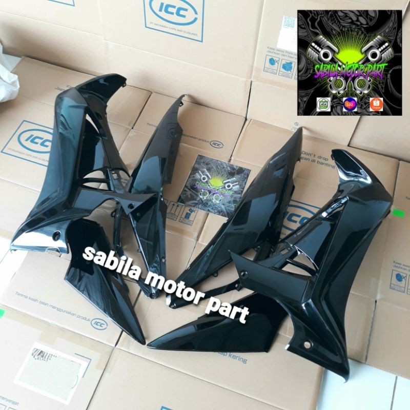 Jual full set cover body dan sayap depan honda supra x 125 r batman ...