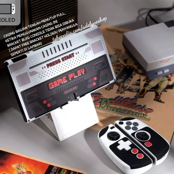 Jual Hard & Soft Grip Case Retro Classic for Nintendo Switch OLED ...