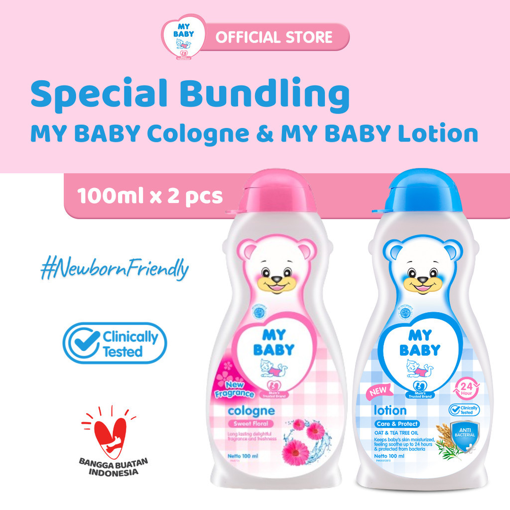 Jual Special Bundle MY BABY Cologne Sweet Floral and Lotion Care ...