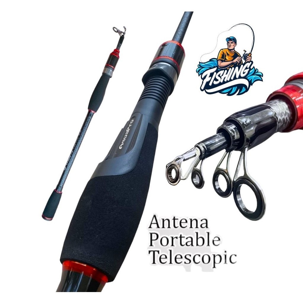 Jual Joran Pancing Antena 1.5M / 1.6M / 1.8M Spinning Telescopic ...