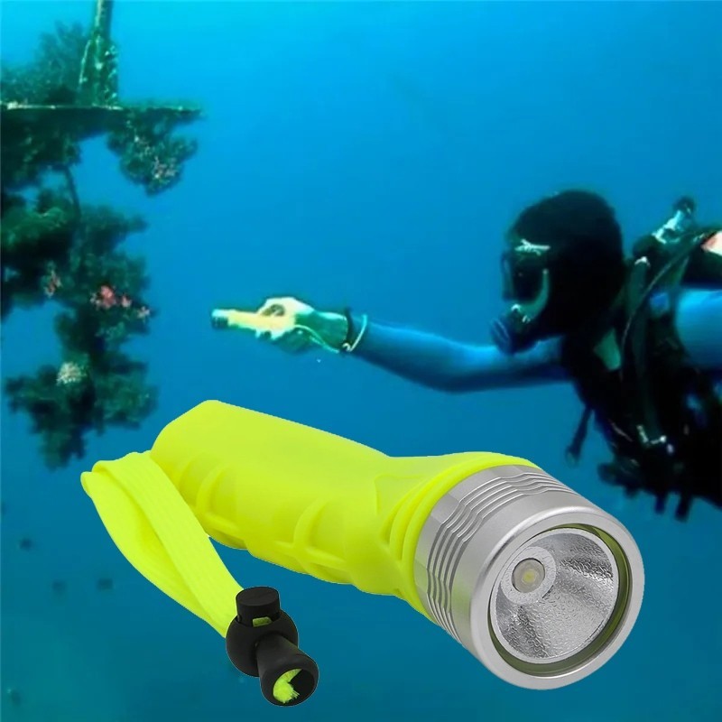 Jual Senter Selam Diving LED Waterresist Model Bengkok NK981 | Shopee ...