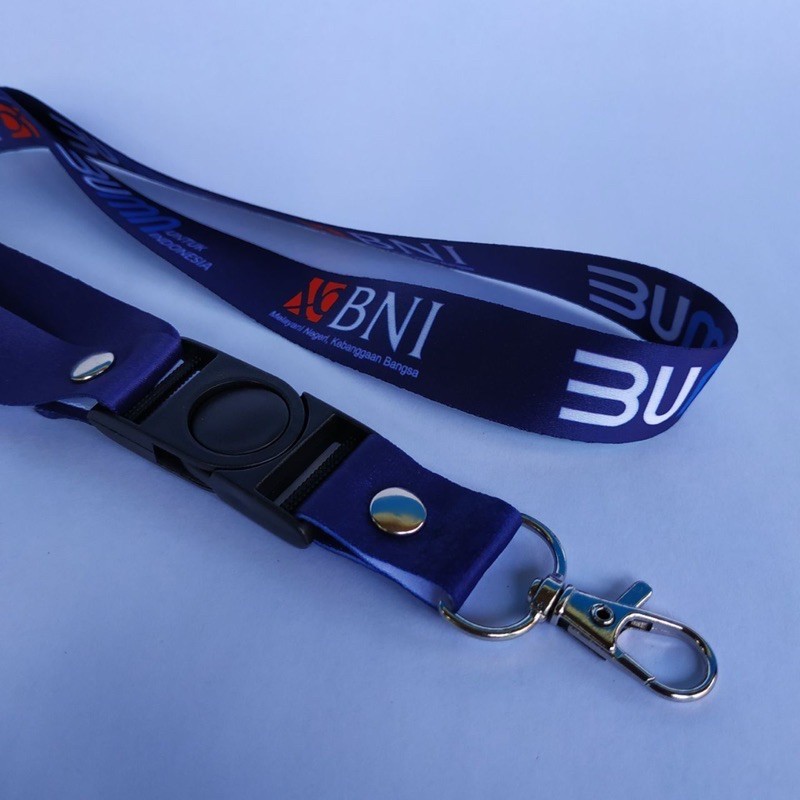 Jual TALI IDCARD LANYARD BANK BNI BUMN BISA SATUAN | Shopee Indonesia