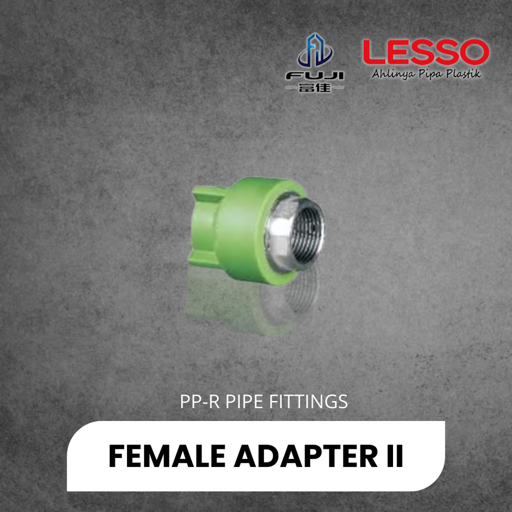 Jual Female Thread Adapter II Pipa Air PPR dengan Drat Kuningan ...