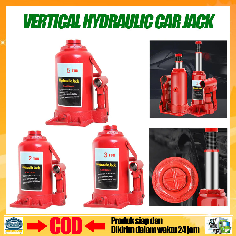 Jual Ready ya,cod Dongkrak Mobil 2/3/5 Ton Hidrolik Jack Universal ...