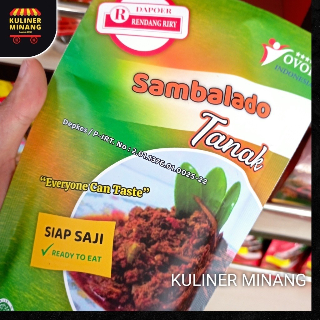 Jual Kuliner Minang (NEW) Sambalado Tanak Riry kabau Minang Oleh Oleh ...