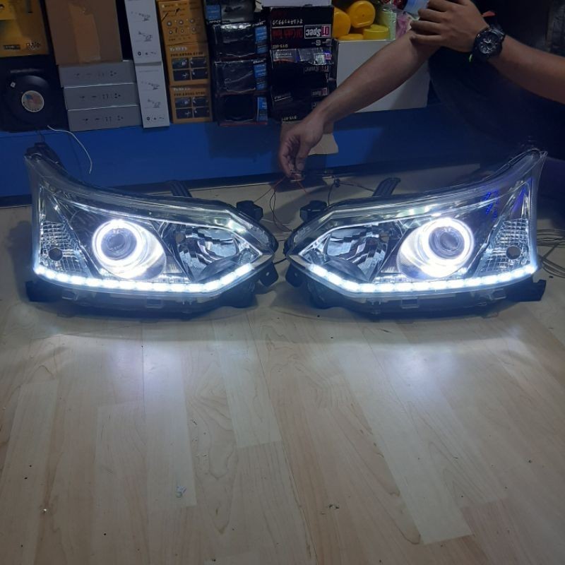 Jual Head lamp avanza veloz xenia 2016 - 2018 Custom Led Drl Sein ...