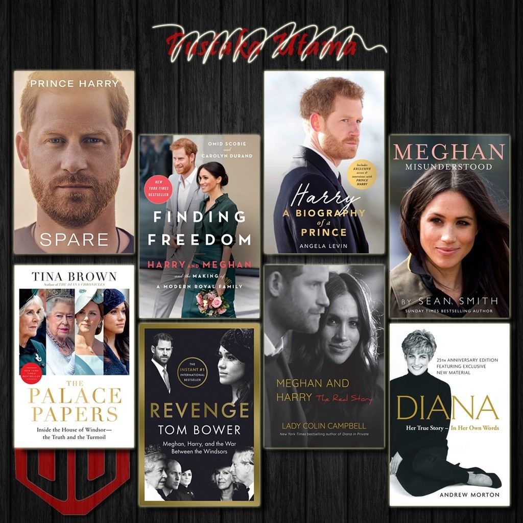 Jual Spare Prince Harry, Diana : Her True Story, Harry : a Biography of ...