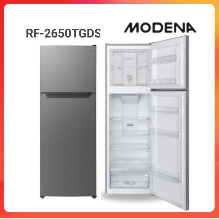 Jual Kulkas 2 Pintu 265 Liter MODENA RF 2650 TGDS | Shopee Indonesia