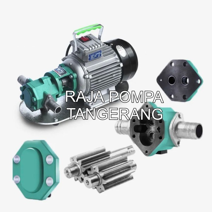 Jual Pompa Cairan Kental Minyak Solar Oli Gear Pump Stainlees Steel Wcb ...