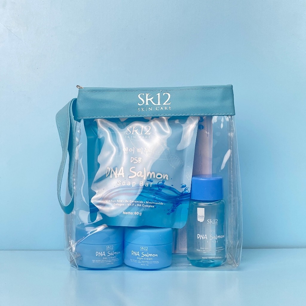 Jual SR12 PACKAGE DNA SALMON SR12 Mencerahkan Menyamarkan Bintik Hitam Pada Wajah Menjaga Skin ...