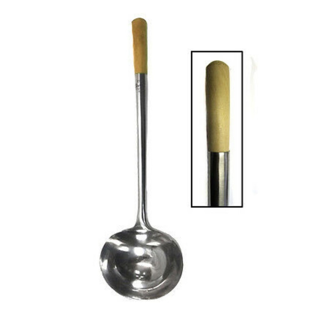 Jual Anand Hongkong Chinese Soup Ladle SUPER TEBAL No 1, 2, 3, 4, 5 ...
