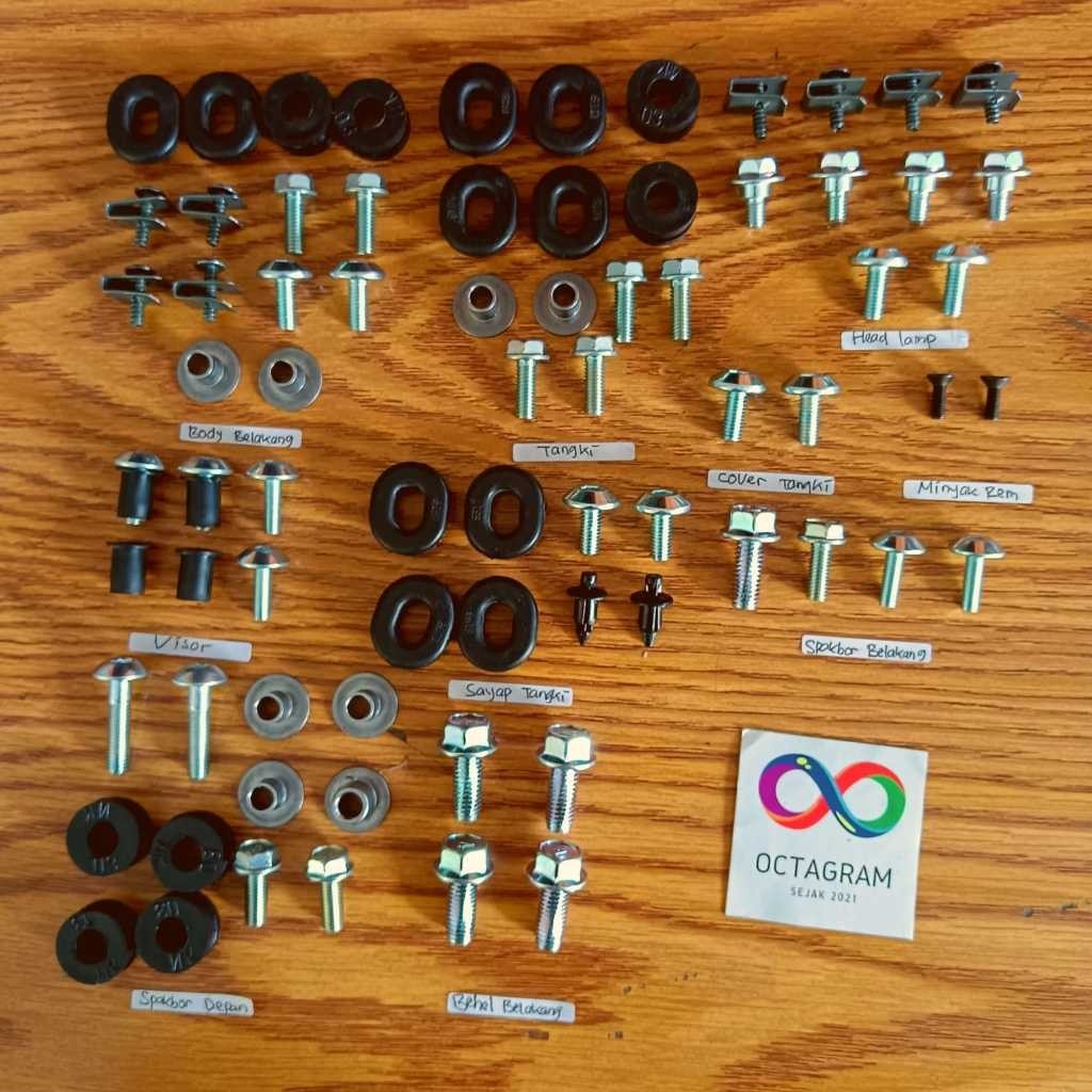 Jual Baut CB 150R V2 fullset body 2015-2017/ Baud CB 150R V2 Full Set ...