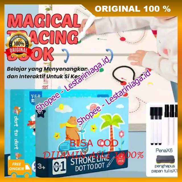 Jual Magical Tracking Book Magic Workbook Mainan Edukasi Belajar Yang ...