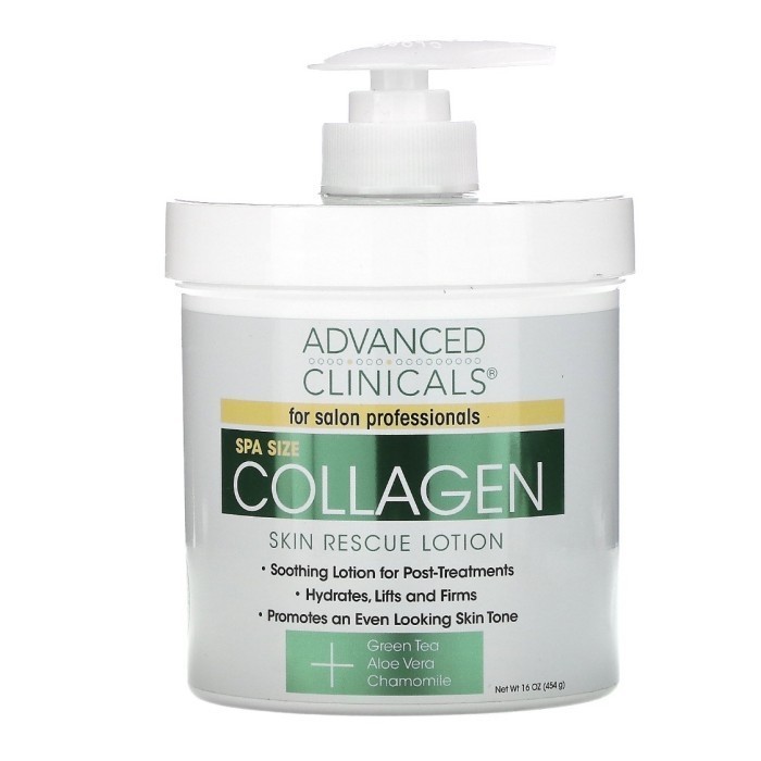 Jual Advanced Clinicals Collagen Skin Rescue Lotion original USA ...