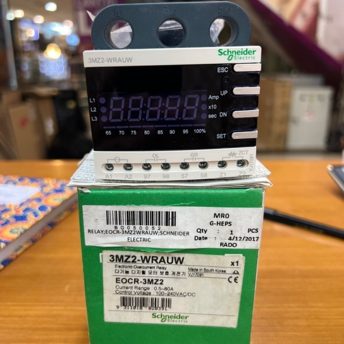 Jual Schneider 3MZ2-WEAUW Overcurrent Relay Original | Shopee Indonesia