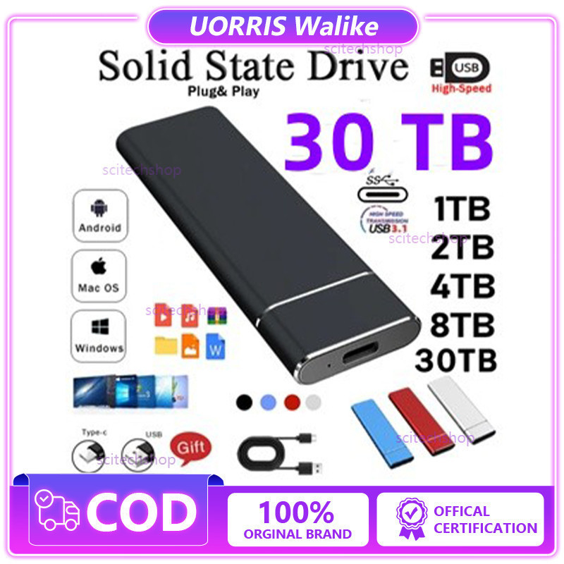 Jual SSD Laptop Portable SSD External SSD Eksternal dengan Kapasitas ...