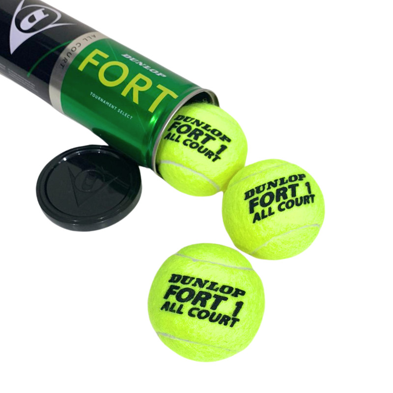 Jual Bola Tenis Dunlop Fort isi 3 Dan isi 4 / Tenis Ball / Bola Tenis ...