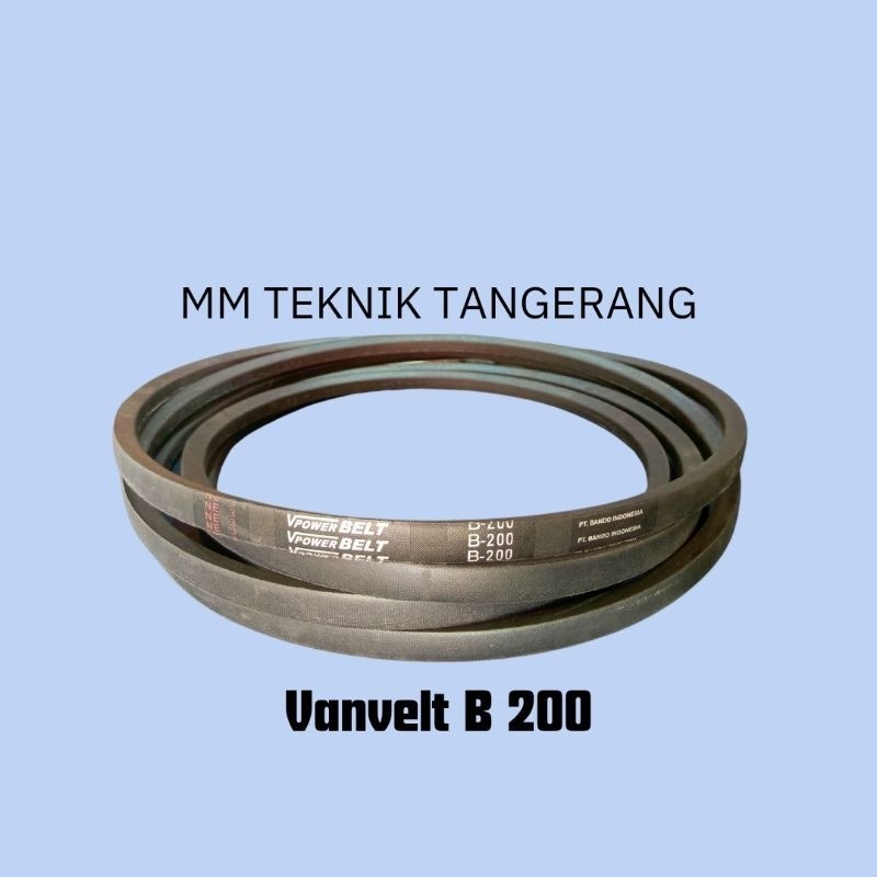 Jual Vanbelt B 200 Tali Ban Kipas Bando Mitsuboshi Vpower Fan belt B200 | Shopee Indonesia