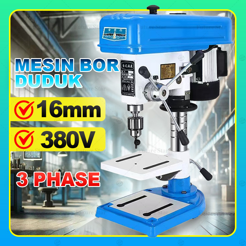 Jual Bor Duduk 13mm 16mm 25mm Industrial Electric Bench Drill Press Drilling Machine Stand Drill ...
