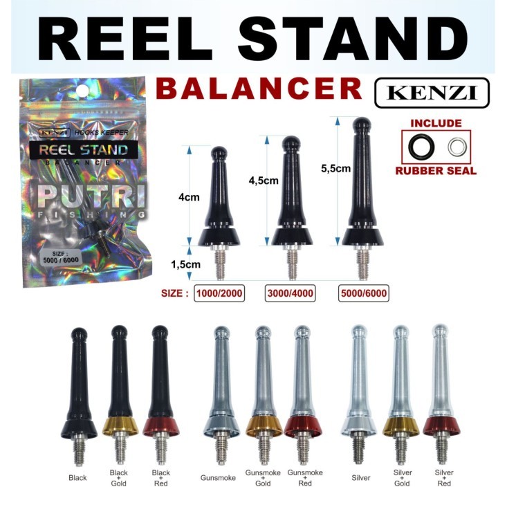 Jual Komponen Reel - REEL STAND KENZI BALANCER 1000 2000 3000 4000 5000 ...