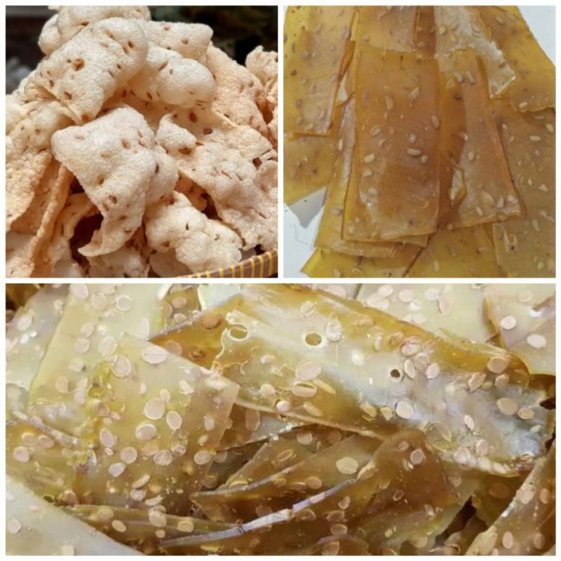 Jual 1 bal krupuk kedelai mentah/krupuk tempe/krupuk lauk/krupuk pecel ...