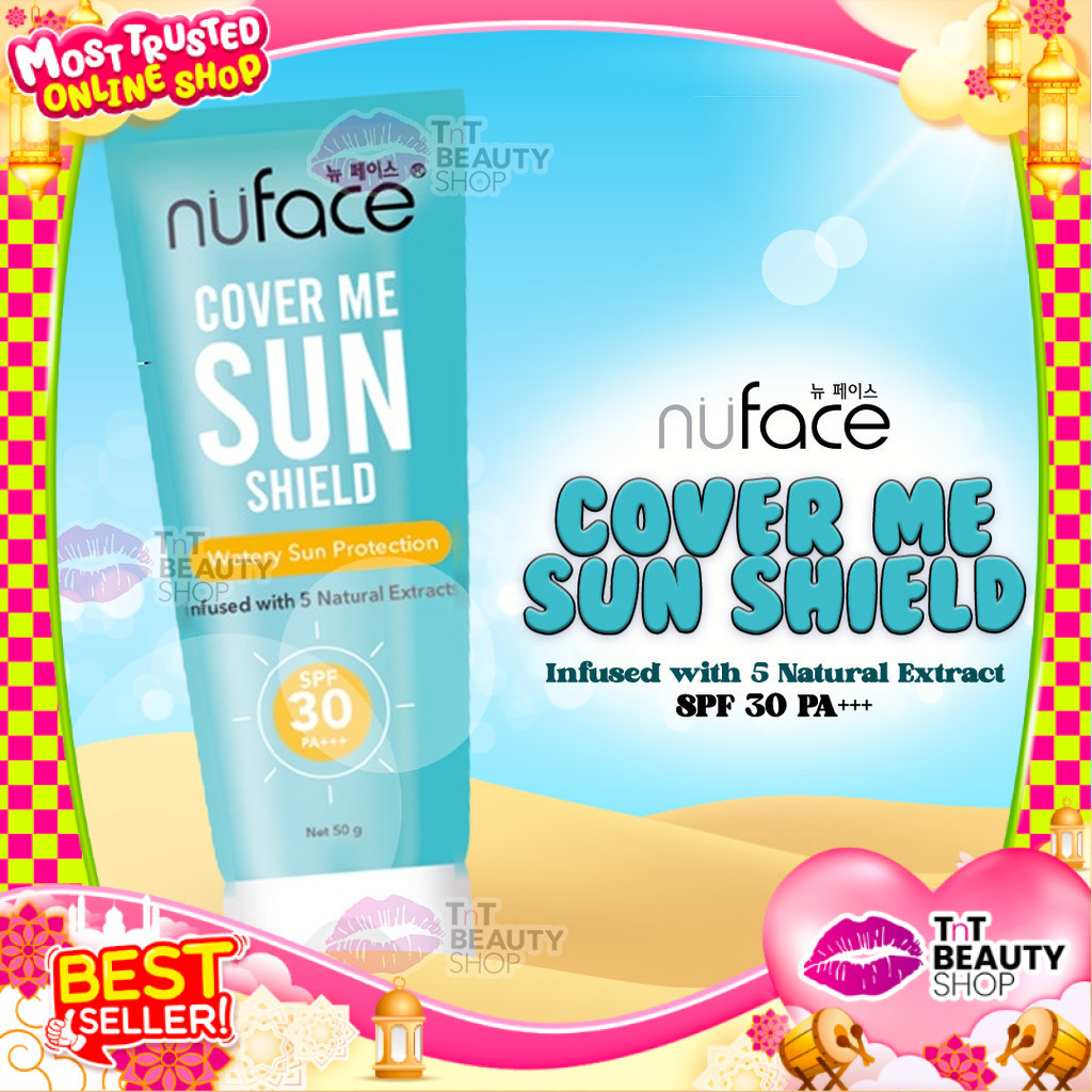 Jual Nuface Cover Me Sun Shield SPF 30 PA+++ Nu face Sun Protect Cream ...
