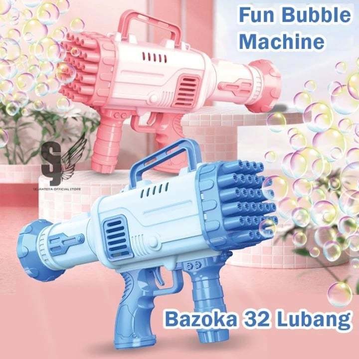 Jual MAINAN ANAK BUBBLE GUN BAZOKA TEMBAKAN BALON GELEMBUNG SABUN ...