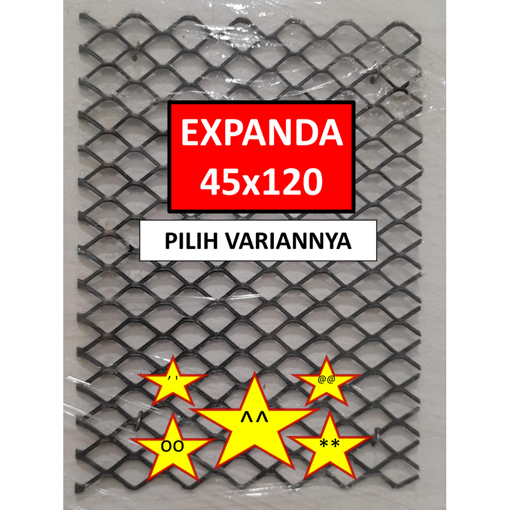 Jual Plat Expanded Metal - 45x120 cm - Plat Expanded - Expanded Mesh ...