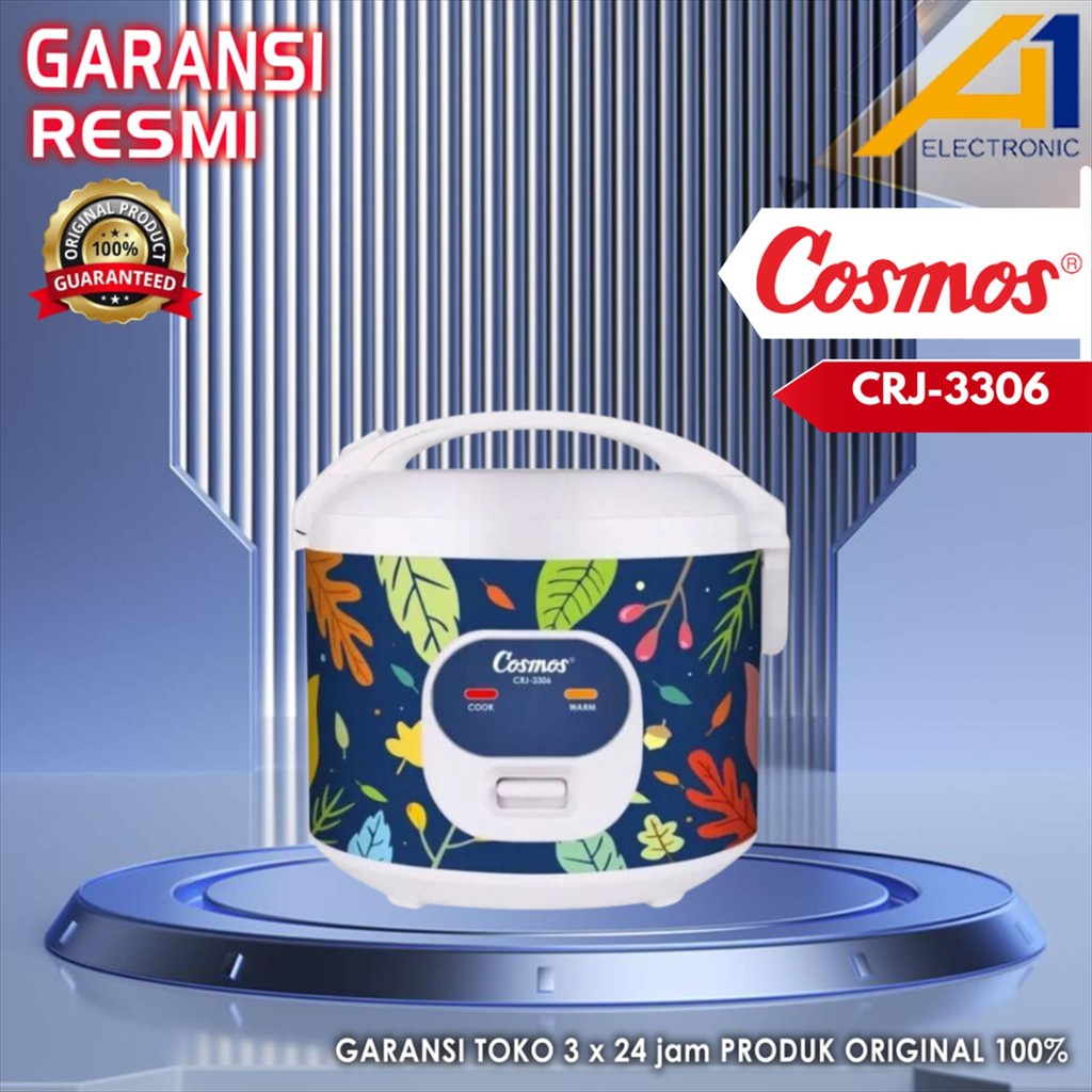 Jual Cosmos Rice Cooker CRJ 3306 / CRJ3306 Magic Com 1.8 L 3 In 1 ...