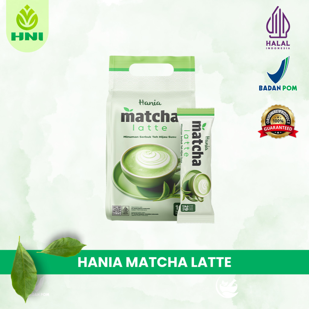 Jual HANIA MATCHA LATTE HNI - Minuman Teh Hijau Alami Menyehatkan ...