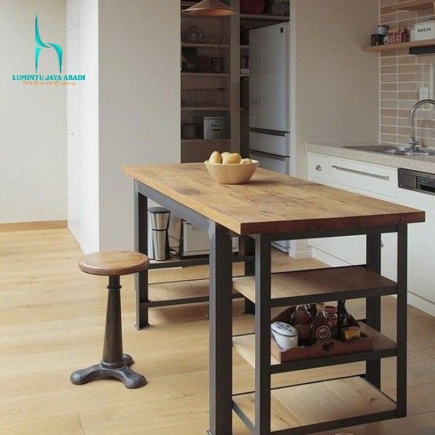 Jual Meja Makan Dapur - Kitchen Island Table | Shopee Indonesia